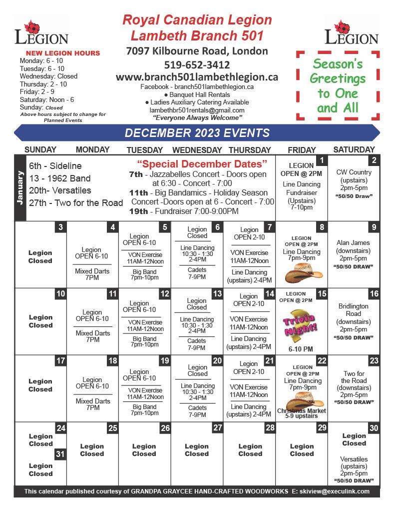 Branch 501 Lambeth Legion